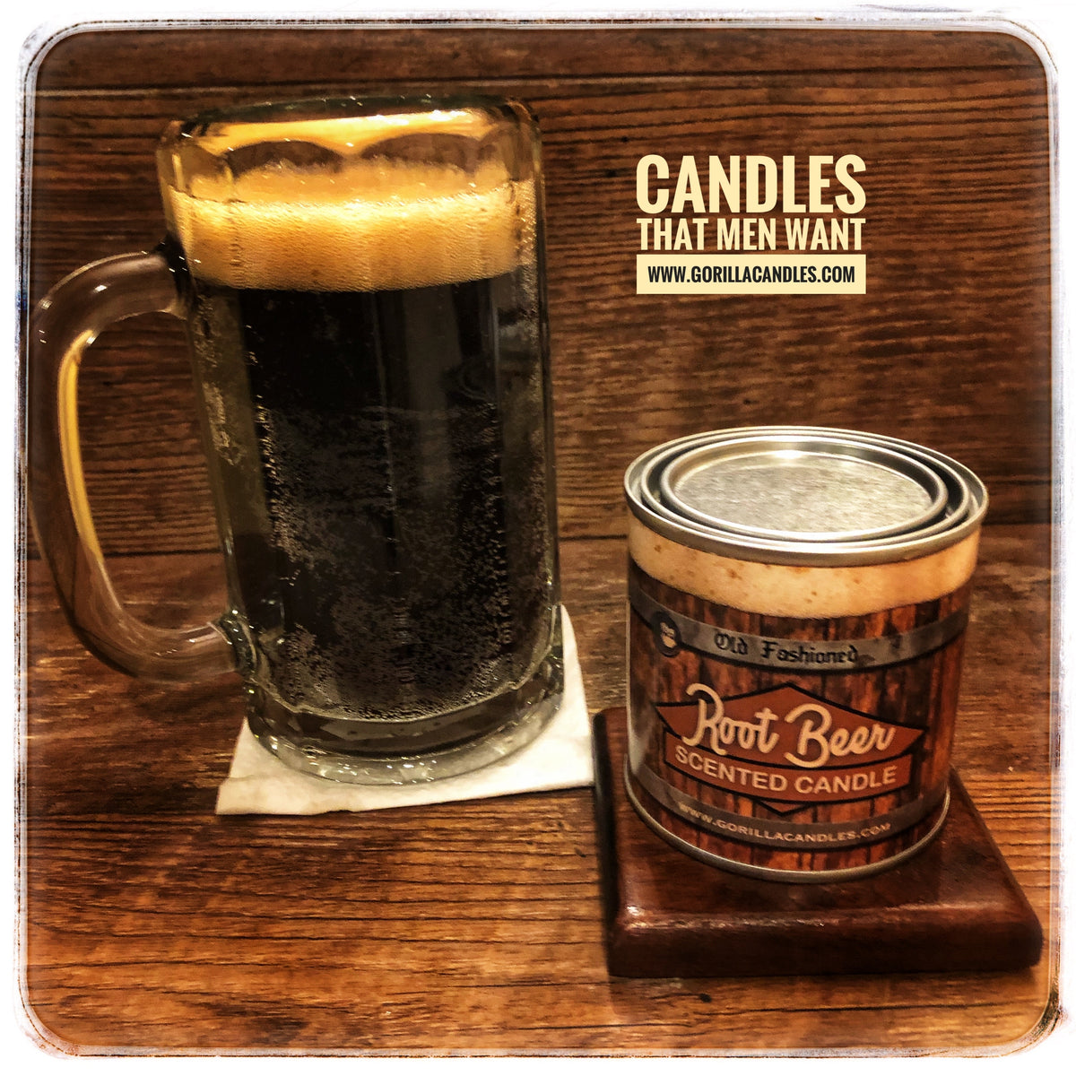 Root Beer Scented Candle